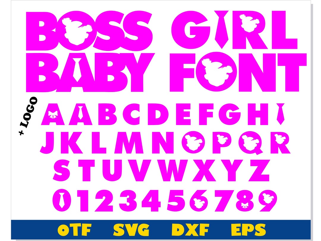 Baby Girl Font OTF, Baby Girl Font Svg Cricut, Baby Font, Baby Girl ...