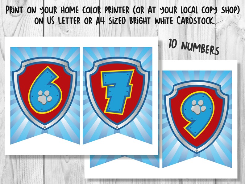 Printable PDF Banner DIY Printable Banner Birthday Banner - Etsy