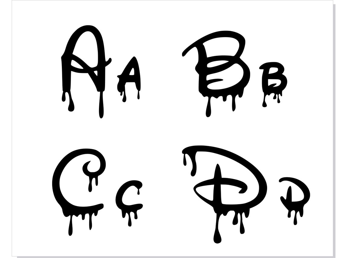Dripping Font OTF | Halloween Dripping Font SVG, Halloween Dripping ...