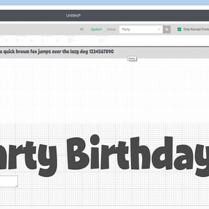 Party Font Svg, Party Font Otf, Birthday Font Svg, Party Letters Svg ...