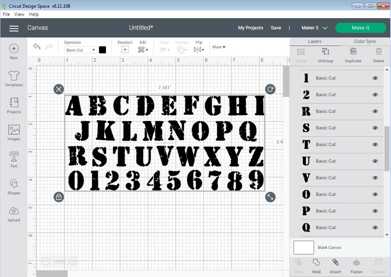 Stencil Font Ttf Stencil Letters Svg Military Font Svg - Etsy