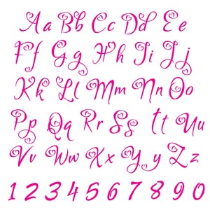 Jojo Font, Jojo Letters Svg, Girly Fonts, Heart Font, Valentine Day ...