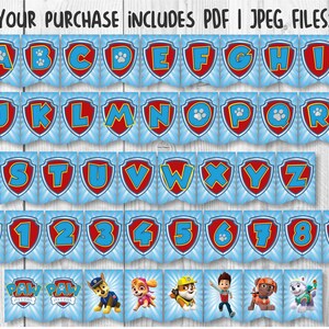 Printable PDF Banner, DIY Printable Banner, Birthday Banner Printable ...