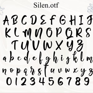 Silene Font With Tails | Romantic Fonts, Script Fonts, Beautiful Fonts ...