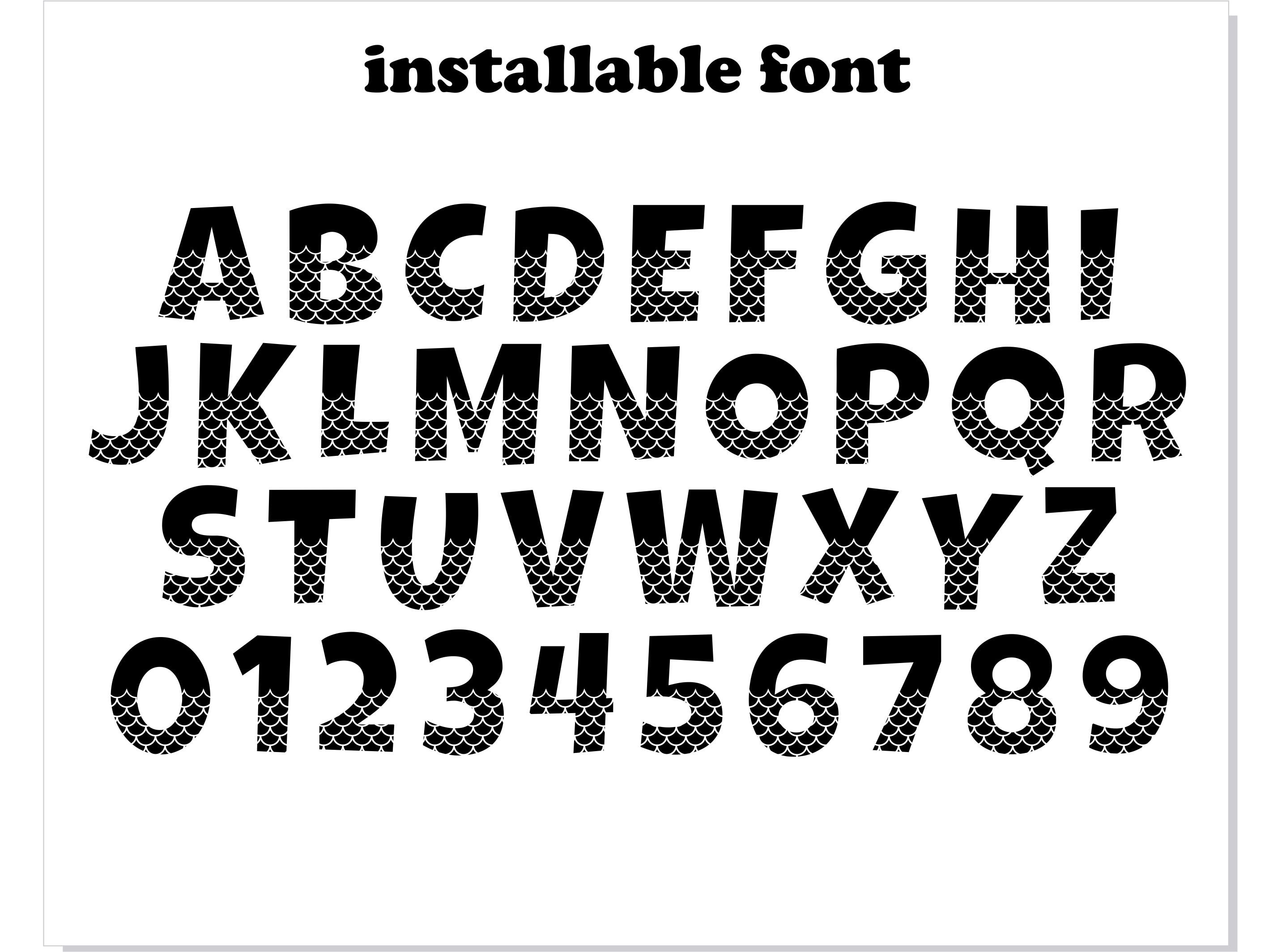 Mermaid Font SVG, Mermaid Font Otf, Mermaid Font Png, Mermaid Letters ...