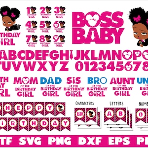Boss Baby Birthday Girl Banner - Etsy UK