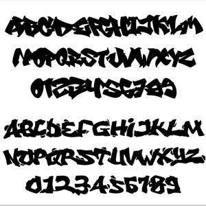 25 Graffiti Fonts TTF - Graffiti Font Bundle, Graffiti Letters, Urban ...