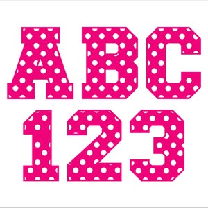 Polka Dot Font Otf, Polka Dot Font Svg, Polka Dot Pattern Font, Stencil ...