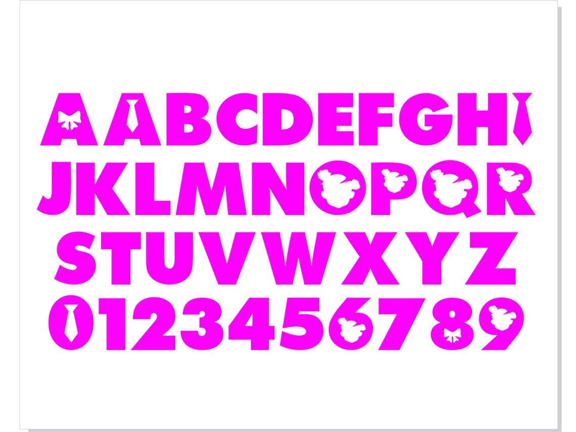 Baby Girl Font OTF Baby Girl Font Svg Cricut Baby Font Baby - Etsy