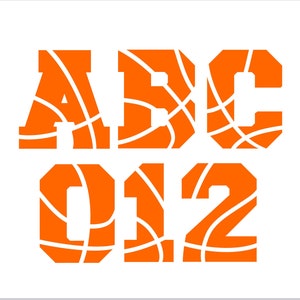 Basketball Font OTF, Basketball Font Svg, Basketball Svg, Sport Font ...