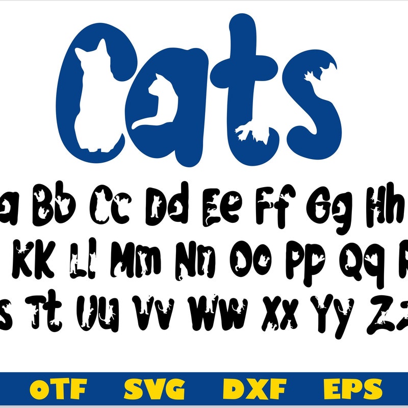 Cat Letters - Etsy