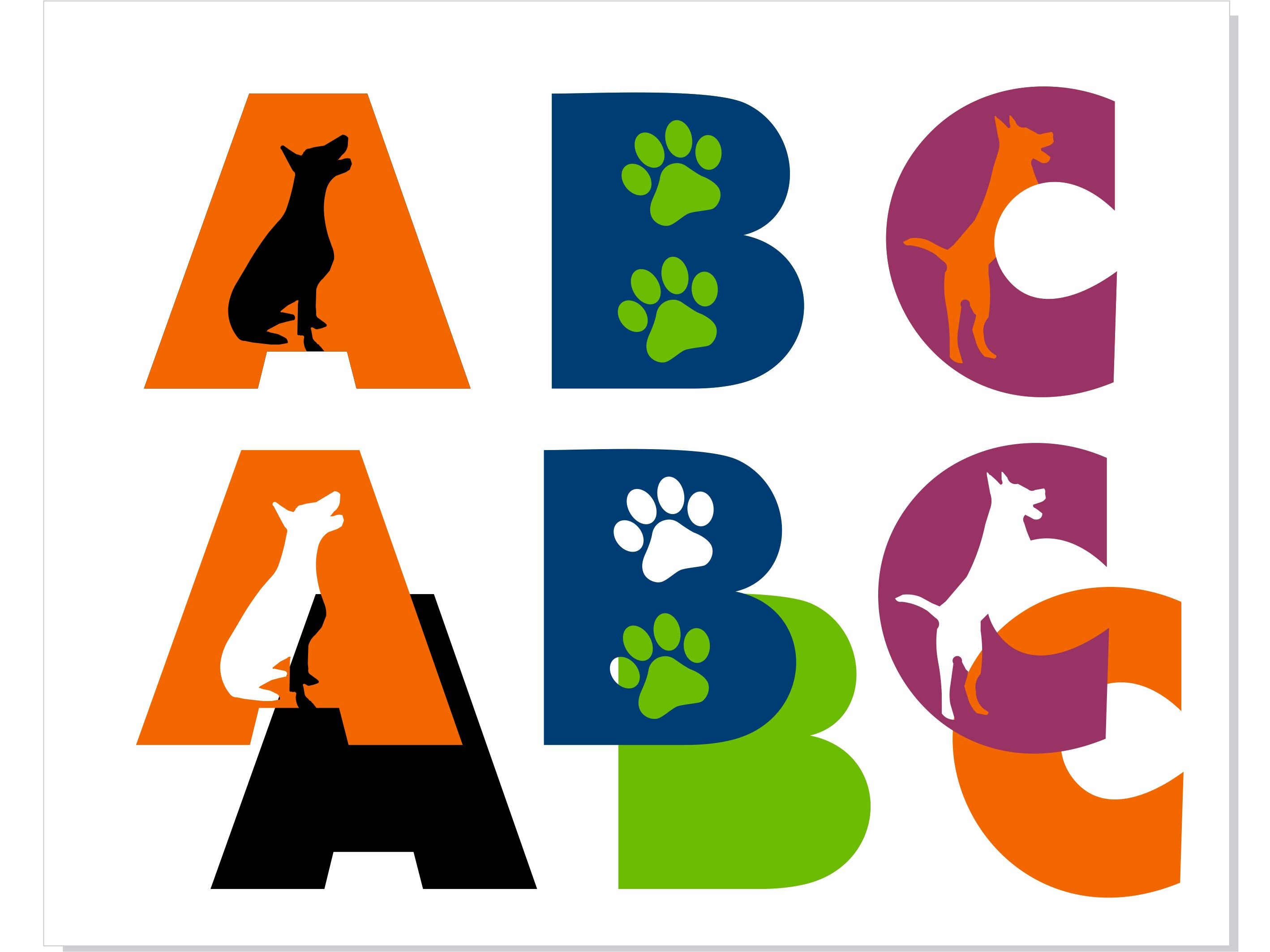 Dog Font SVG Layered, Dog Font Png, Dog Font Otf, Dog Font Svg Cricut ...