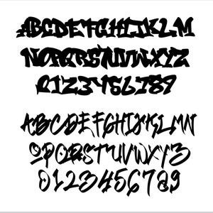 25 Graffiti Fonts TTF - Graffiti Font Bundle, Graffiti Letters, Urban ...