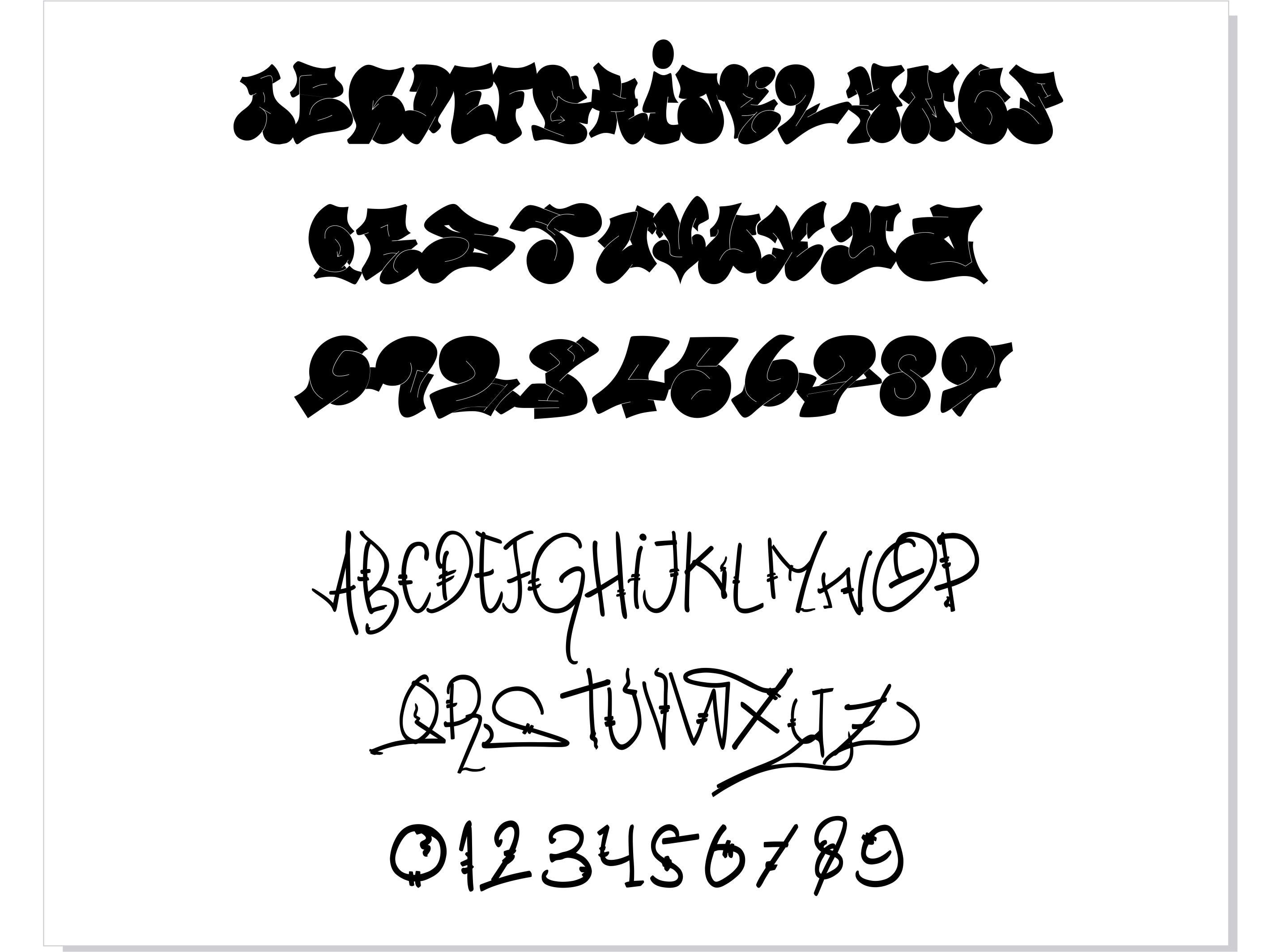 25 Graffiti Fonts TTF - Graffiti Font Bundle, Graffiti Letters, Urban Font, Street Font ...