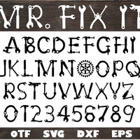 Tool Alphabet Letters Svg File - Etsy Canada