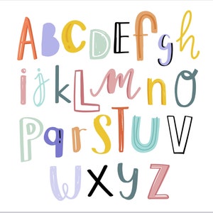 Doodle Font Png, Doodle Font Svg, Doodle Letters Png, Doodle Letters ...