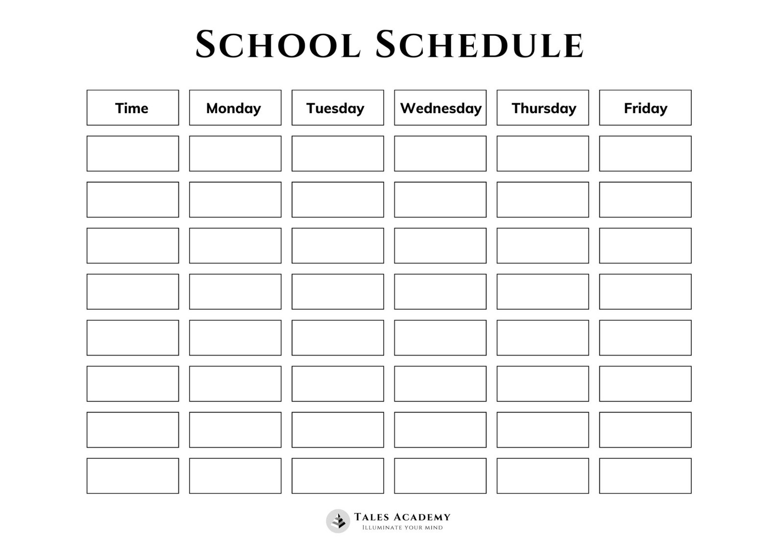 Weekly School Schedule ⧋ Weekly Planner ⧋ Printable & Digital Plan ...
