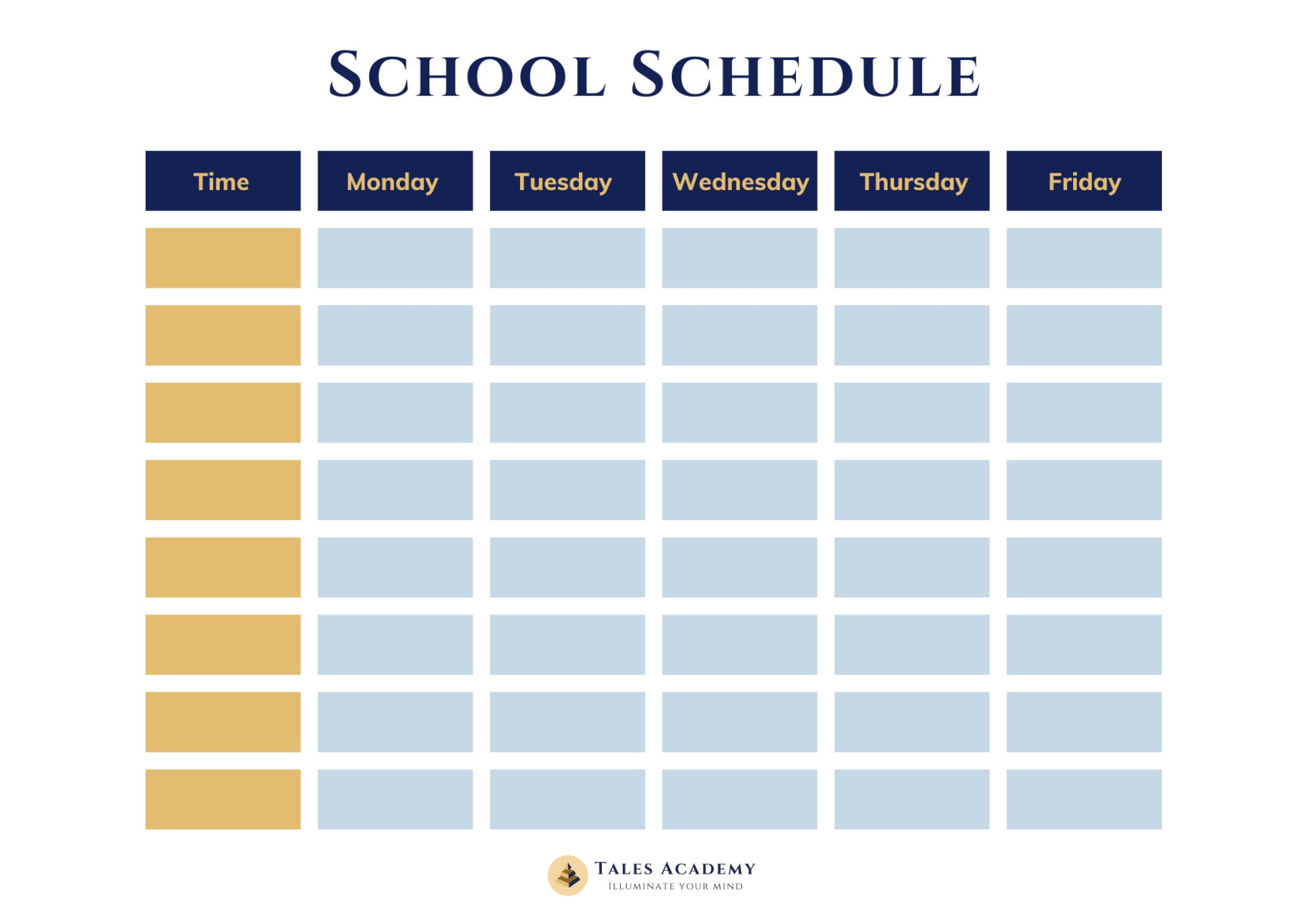 Weekly School Schedule ⧋ Weekly Planner ⧋ Printable & Digital Plan ...