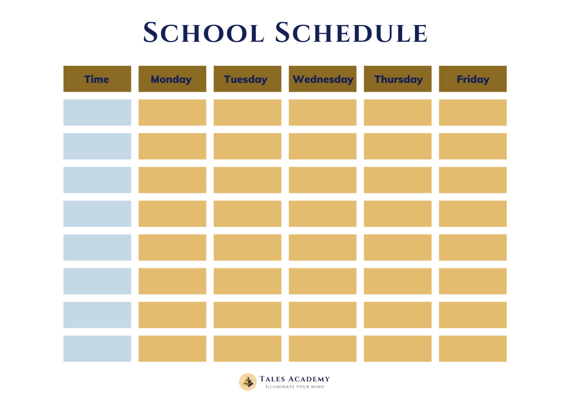 Weekly School Schedule ⧋ Weekly Planner ⧋ Printable & Digital Plan ...