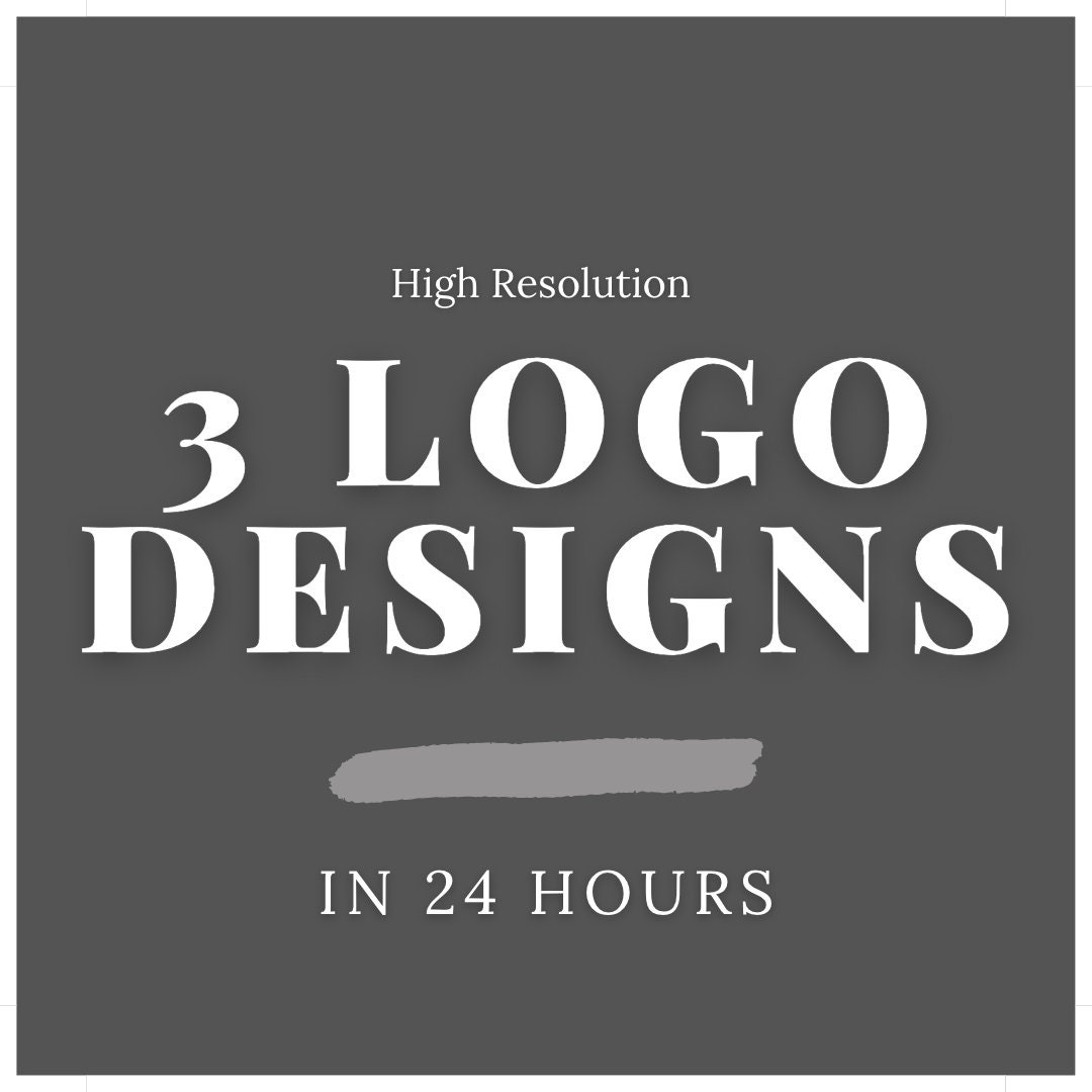 3 Professional Logo Designs 24 Hours for Shop, Business, Social Media ...