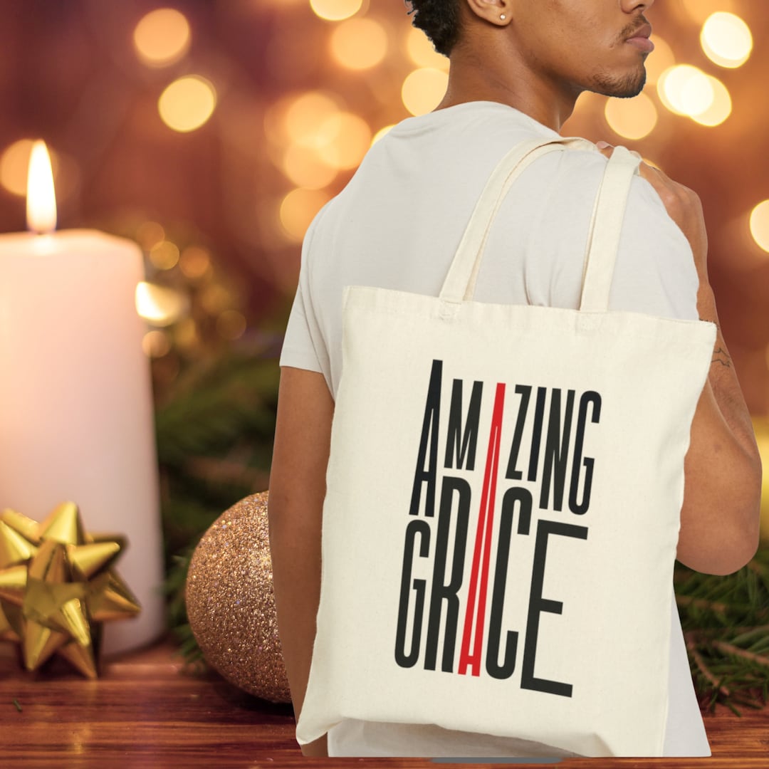 Amazing Grace Tote Love and Grace Gifts Bible Verse Gift Christian ...