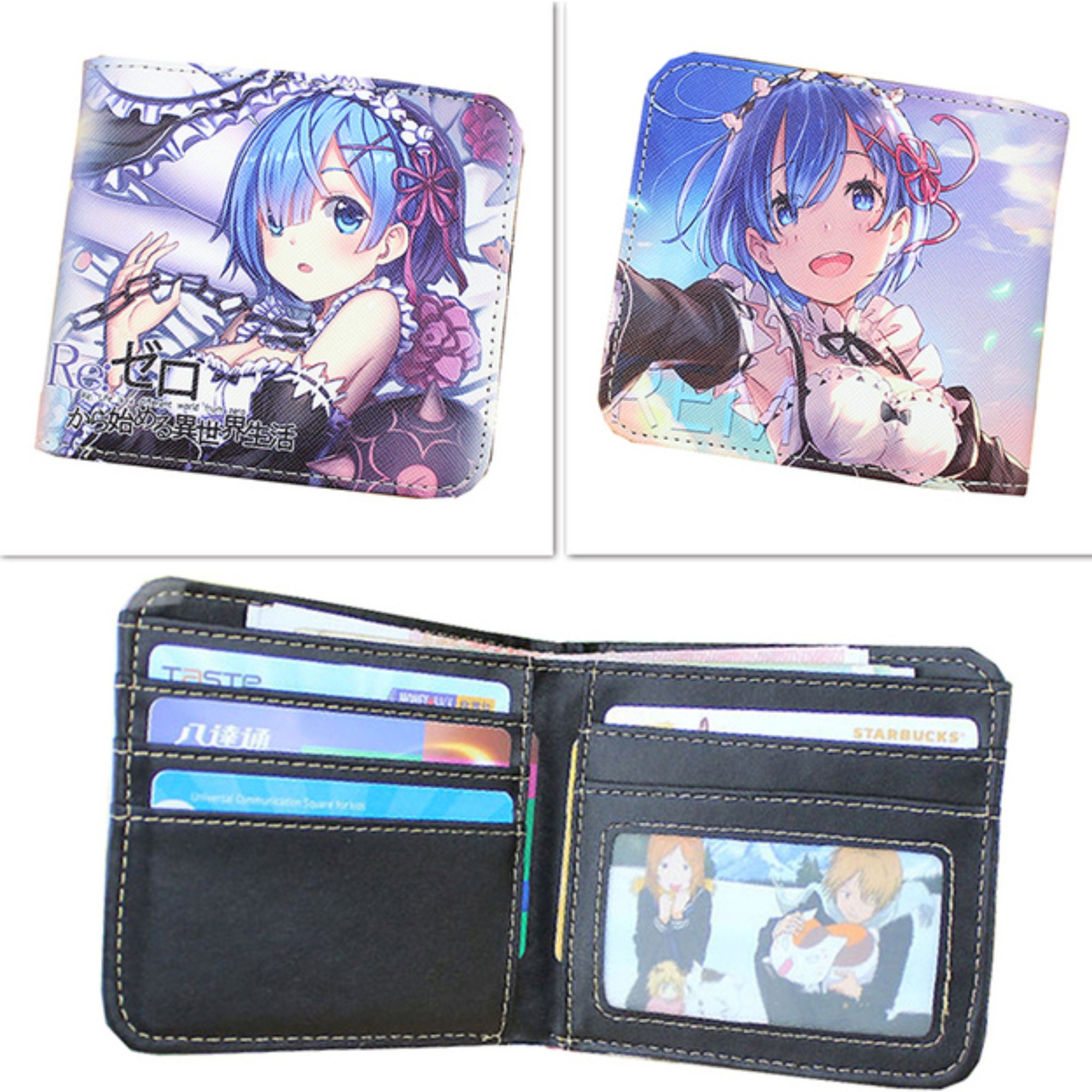 Slim Anime Wallet, Cute Cash Kawai Wallet, Cartoon Wallet for Girls ...