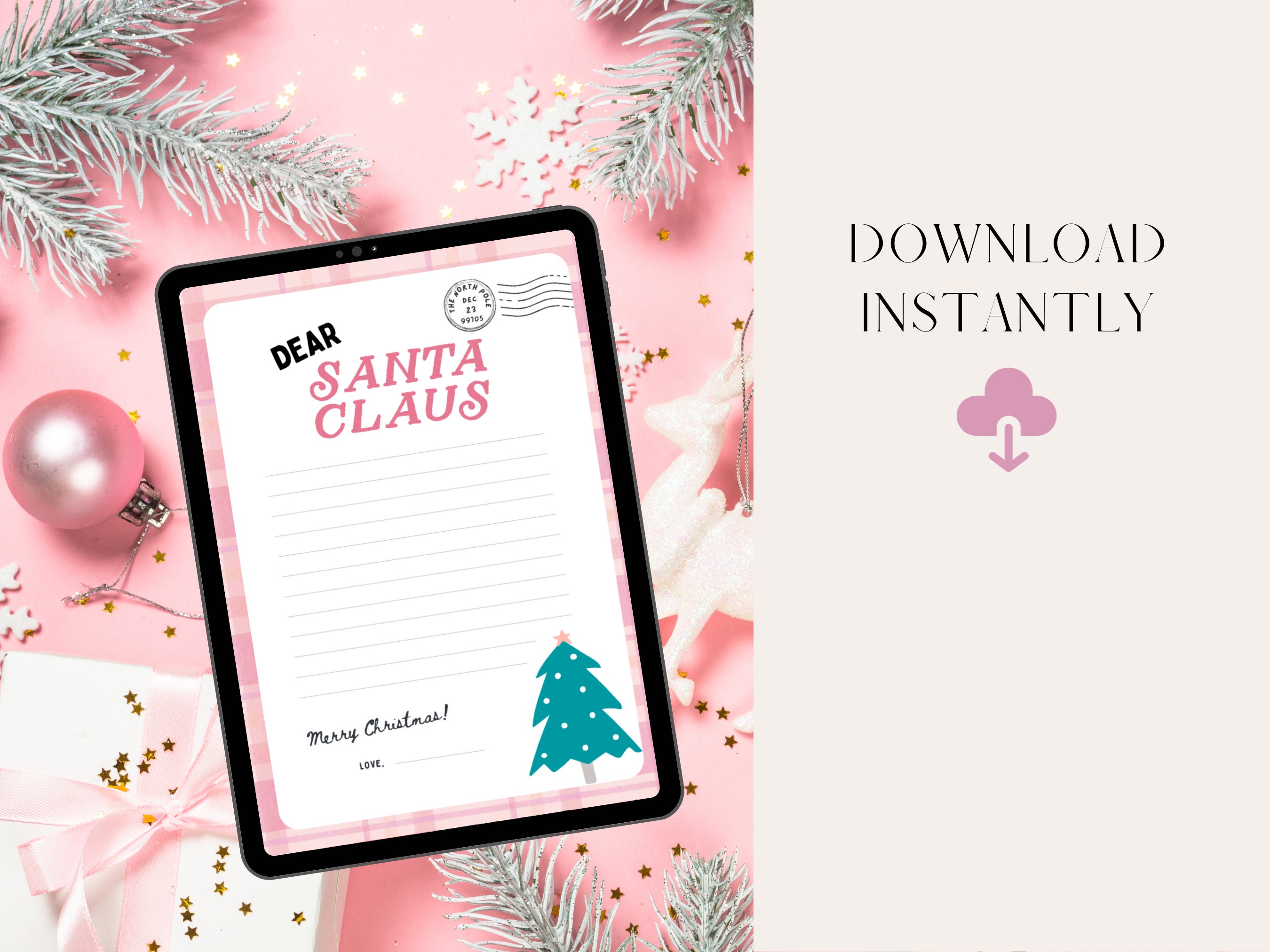 Editable Personalized Letter to Santa Letter to Santa Template Letter ...