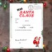 Printable Secret Santa | Letter to Santa Printable | Letter to Santa ...