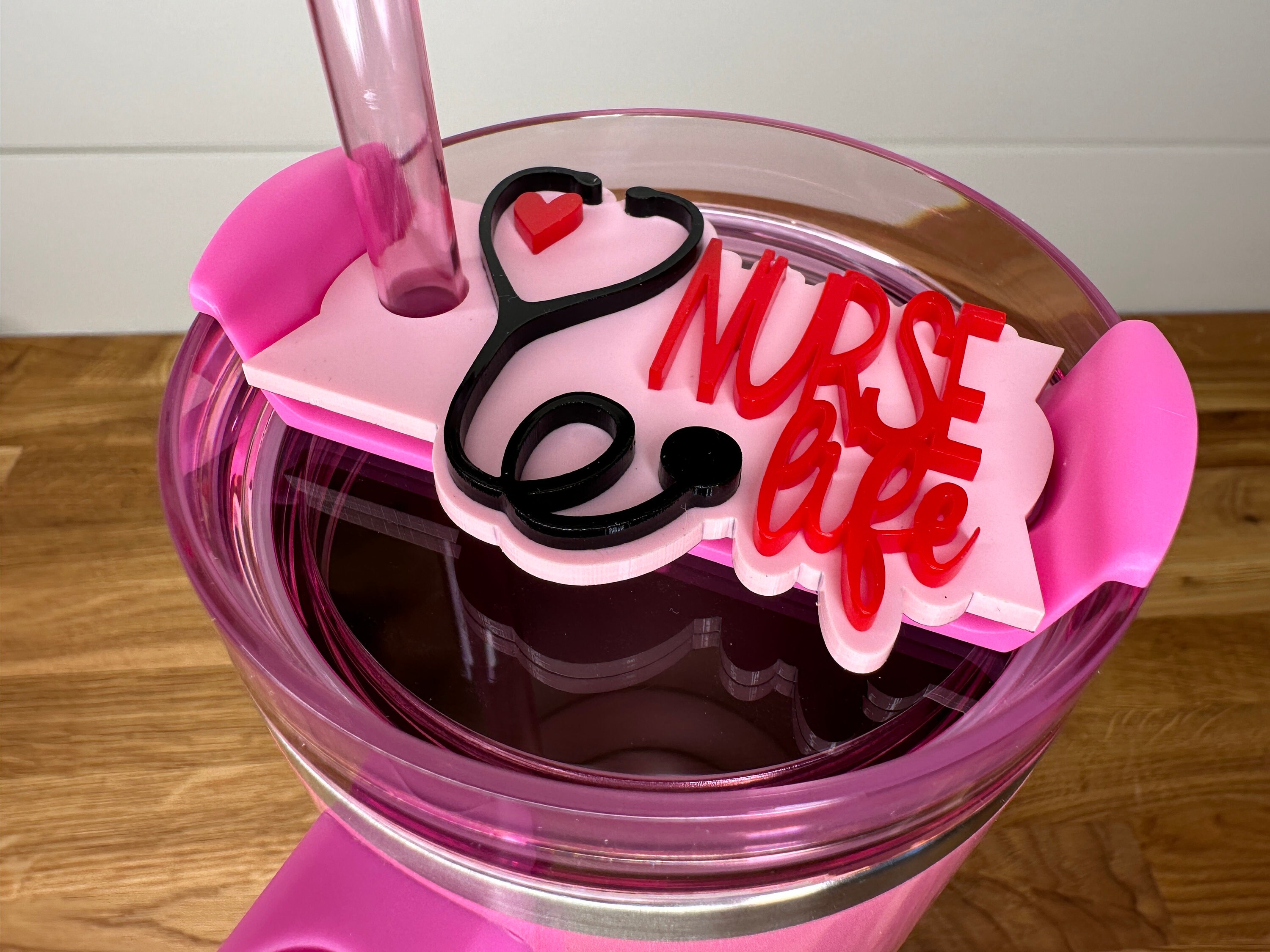 Tumbler Topper Nurse Life - Etsy
