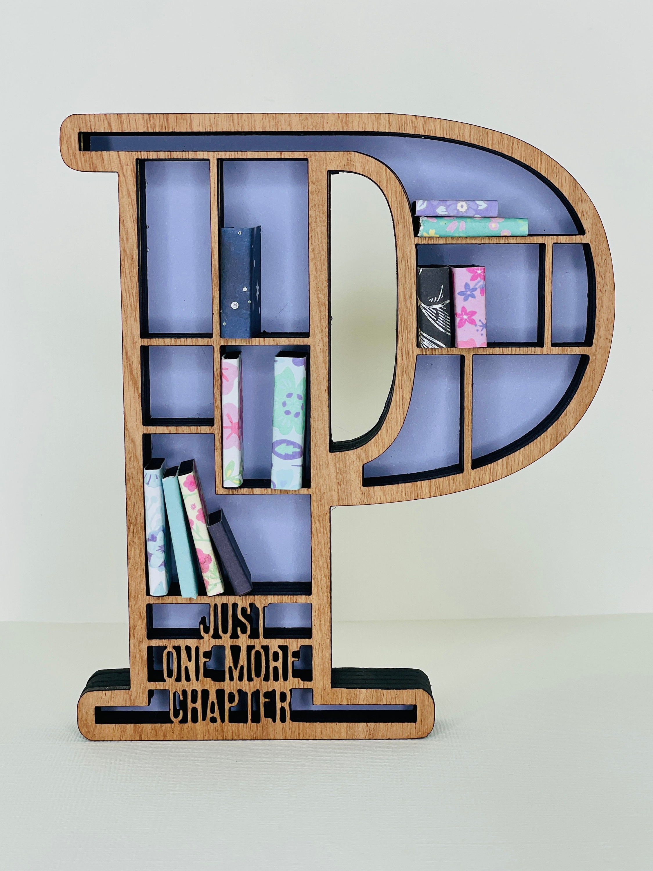 Custom Bookshelf Letter, Initial, Decor - Etsy