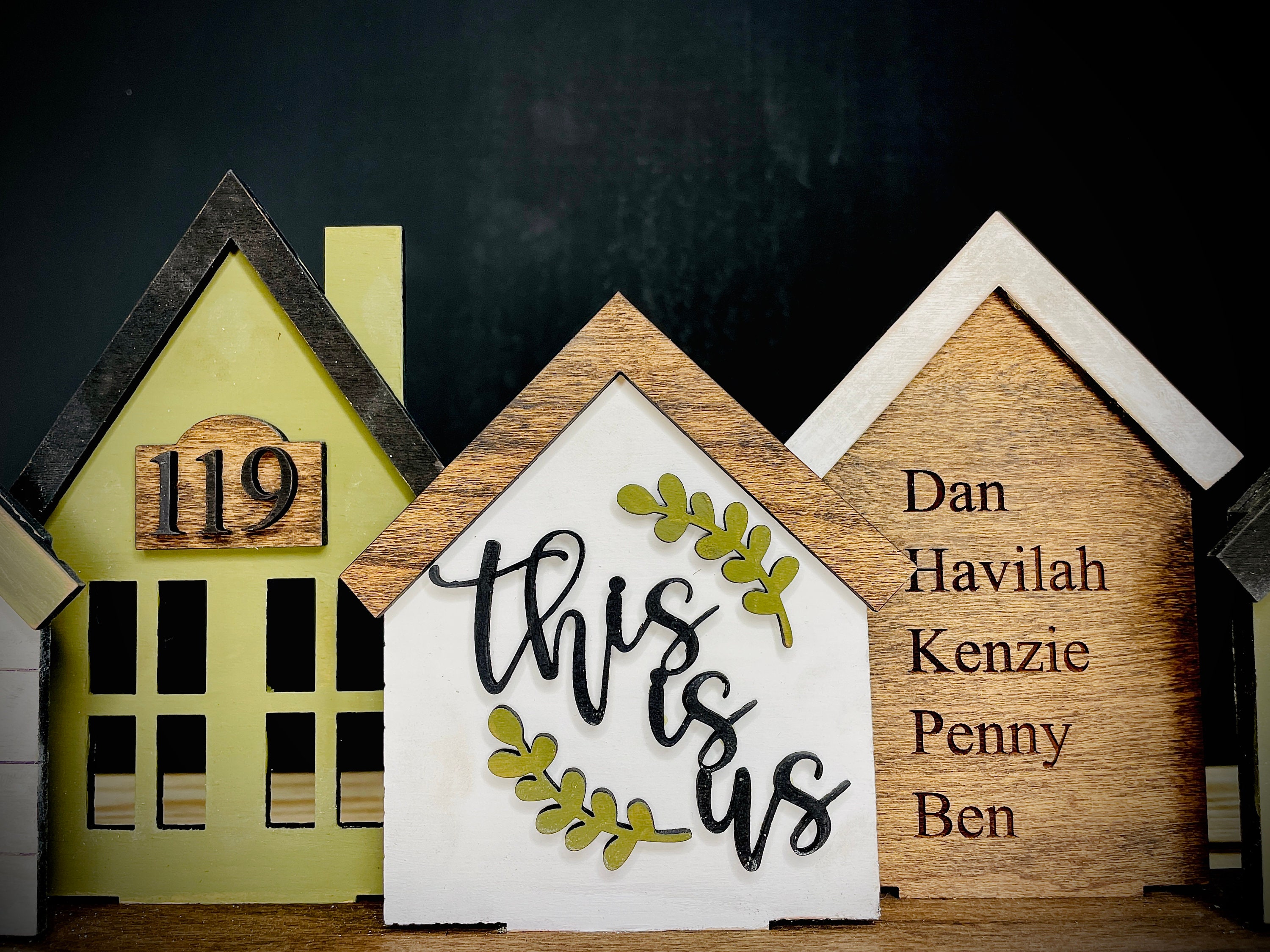 Personalized Houses - Custom Handmade to Order, Wood Crafted Home Decor ...