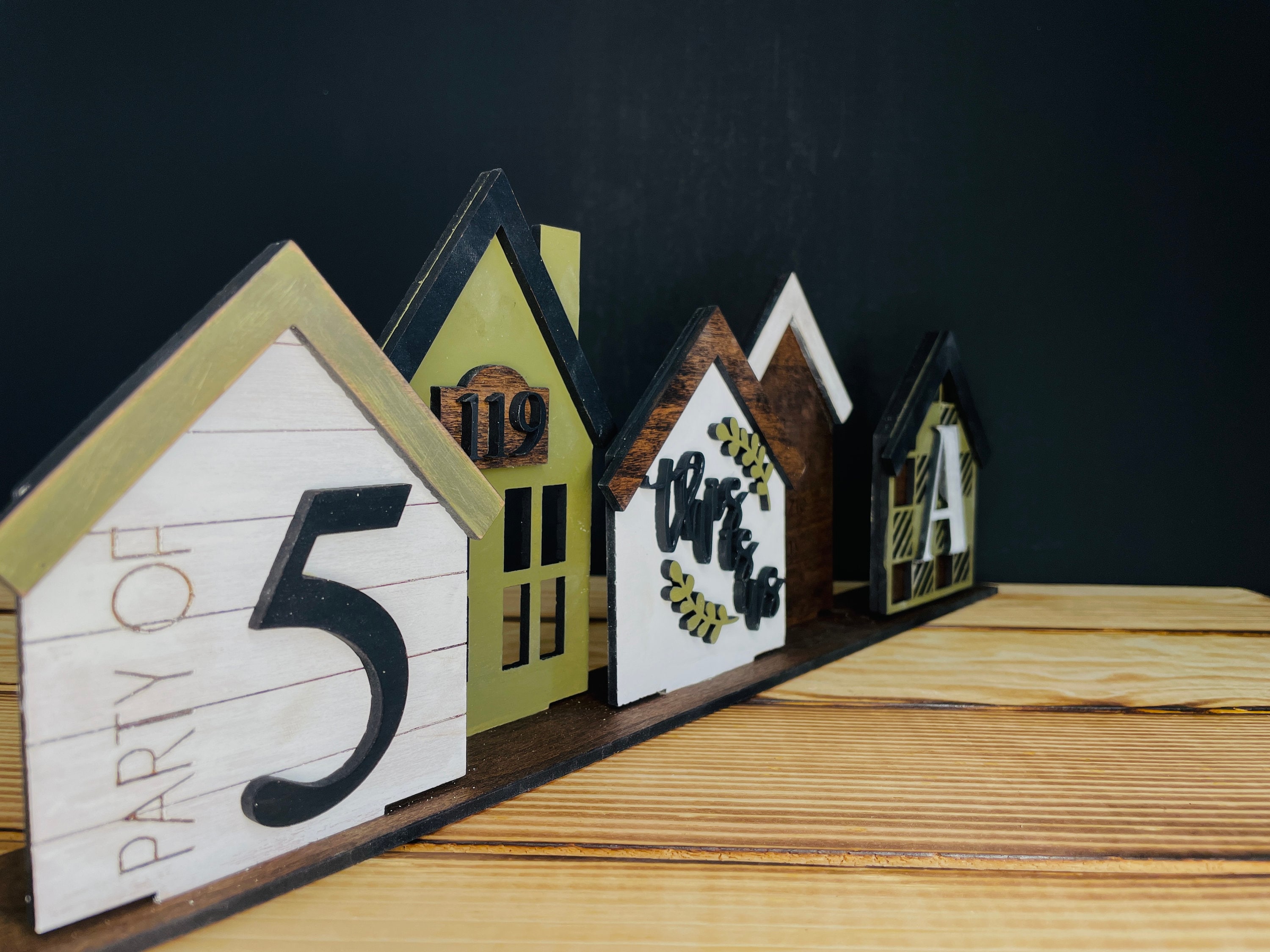 Personalized Houses Custom Handmade to Order, Wood Crafted Home Decor ...