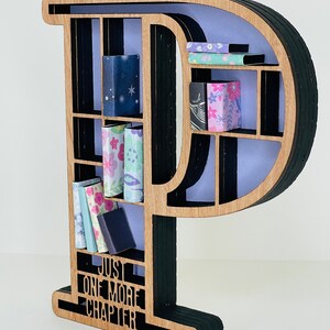 Custom Bookshelf Letter, Initial, Decor - Etsy