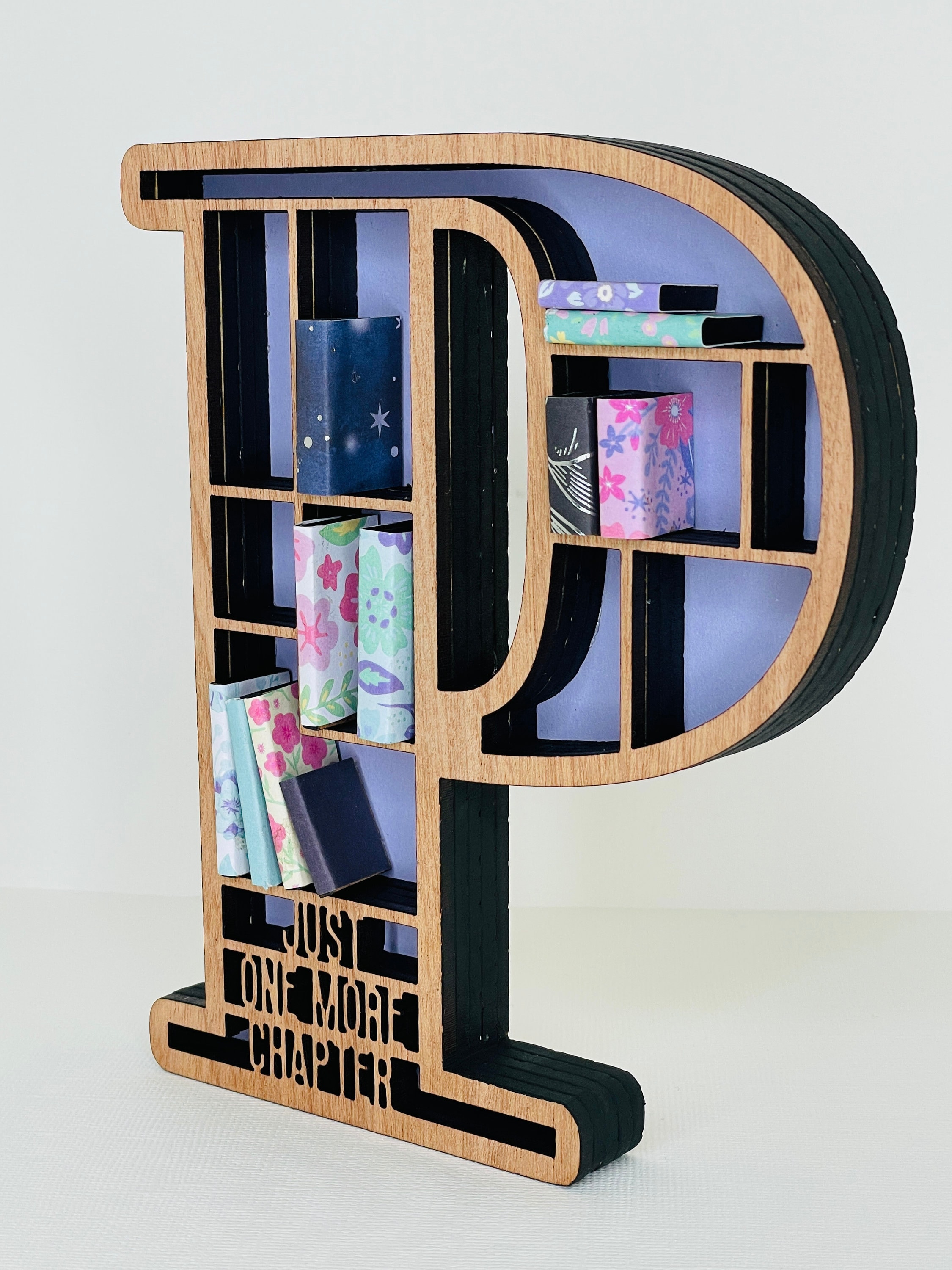 Custom Bookshelf Letter, Initial, Decor - Etsy
