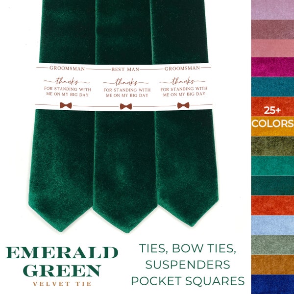 Emerald Green Tie - Etsy