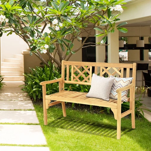 Heavy Duty Wooden Garden Bench - Etsy