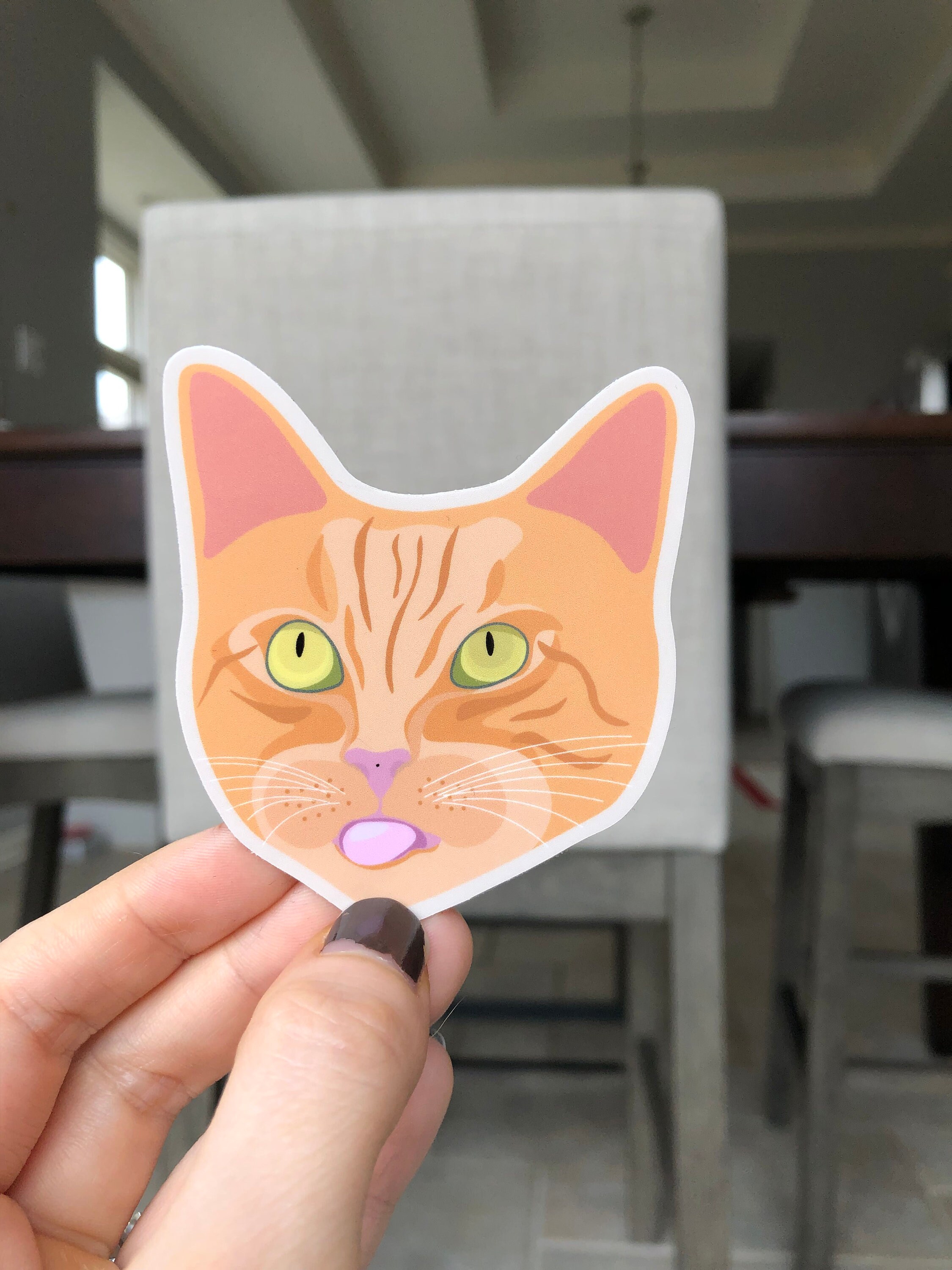 Cheeto Stickers | Cheeto and Dixie | Orange Cat Stickers | Laptop ...