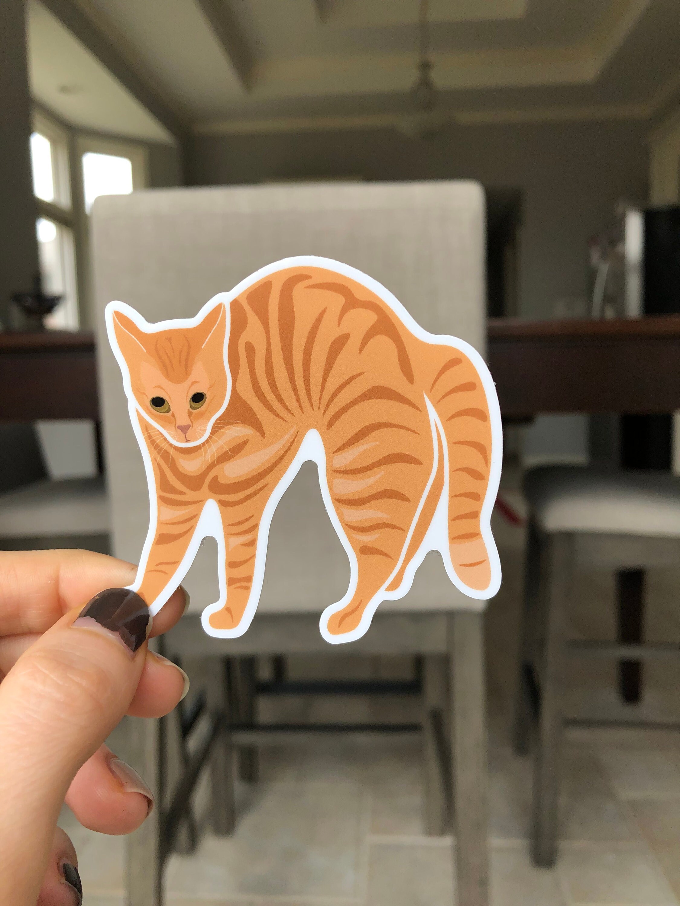 Cheeto Stickers | Cheeto and Dixie | Orange Cat Stickers | Laptop ...