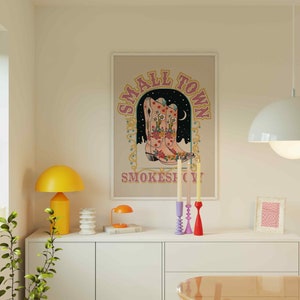 Zach Bryan Poster Oklahoma Smoke Show Art Print American Heartbreak ...