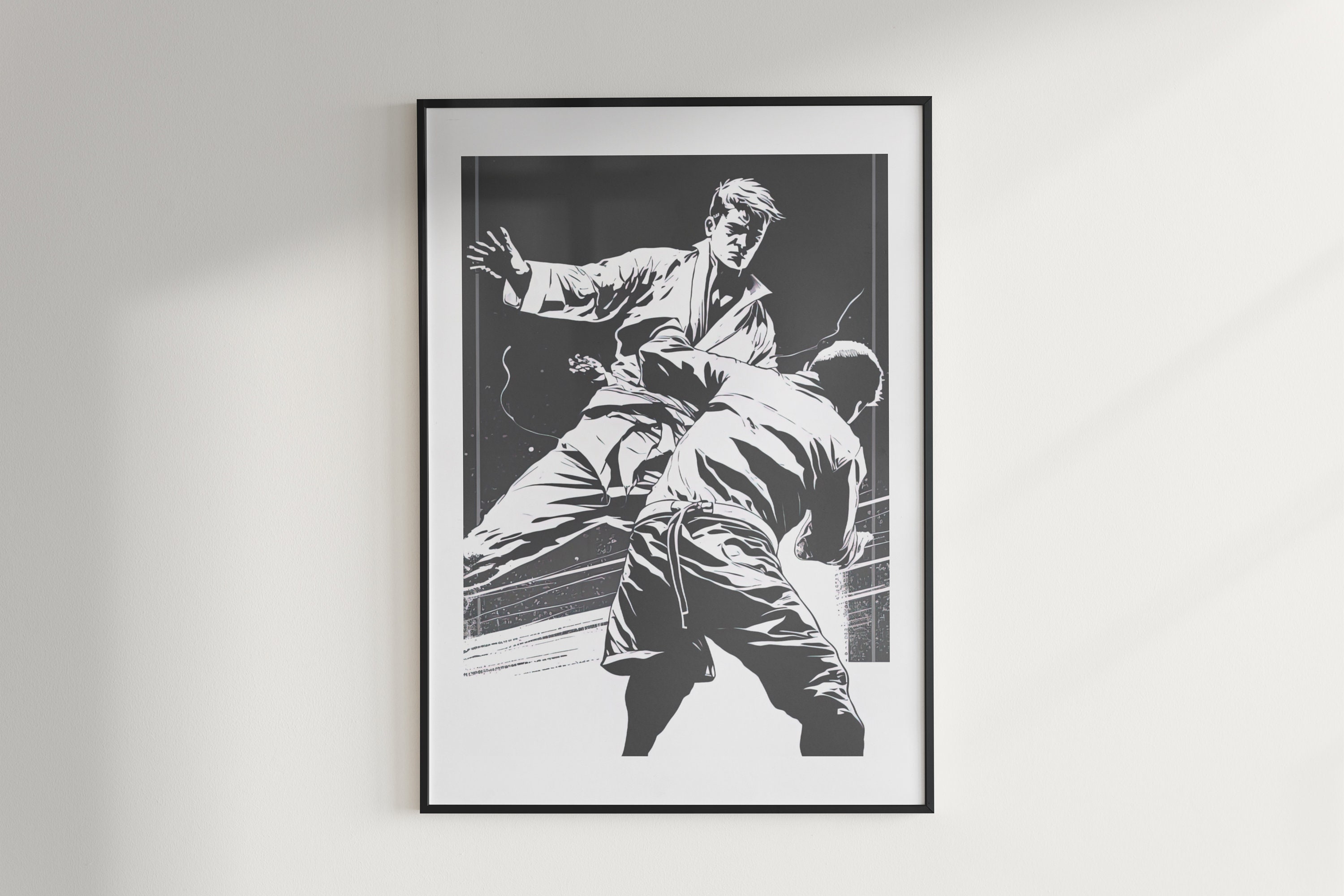 Judo BJJ MMA Poster Wall Art Printable Download - Etsy