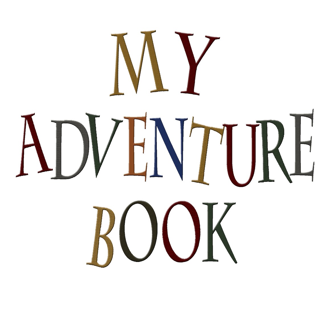 Our Adventure Book Title Bundle - Etsy