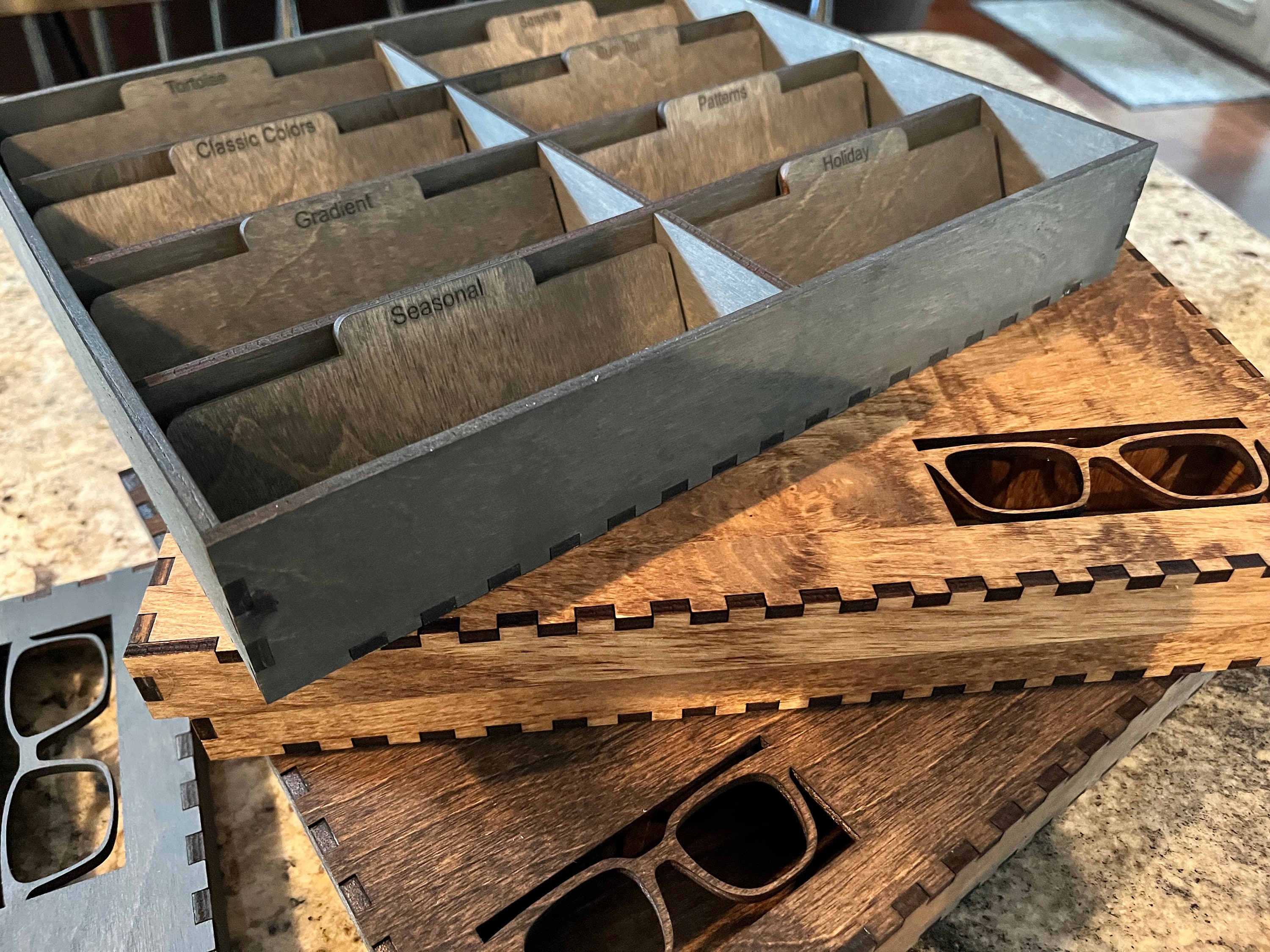 Pair Eyewear Topper Storage System Holds 180 Toppers With Divided ...