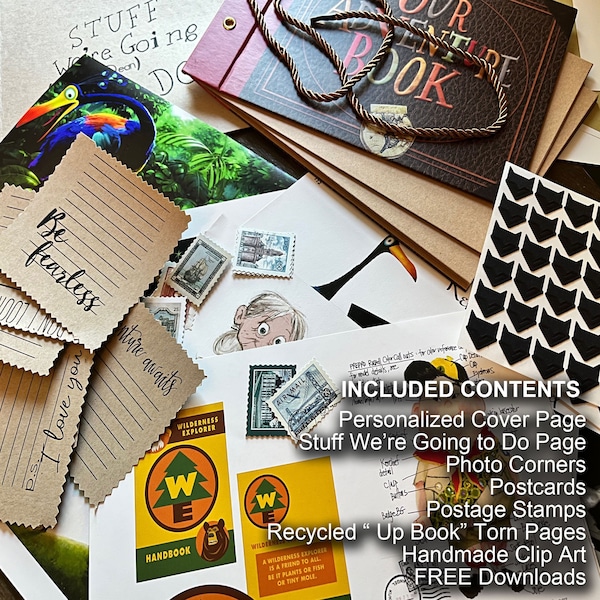 Pixar up Adventure Book - Etsy