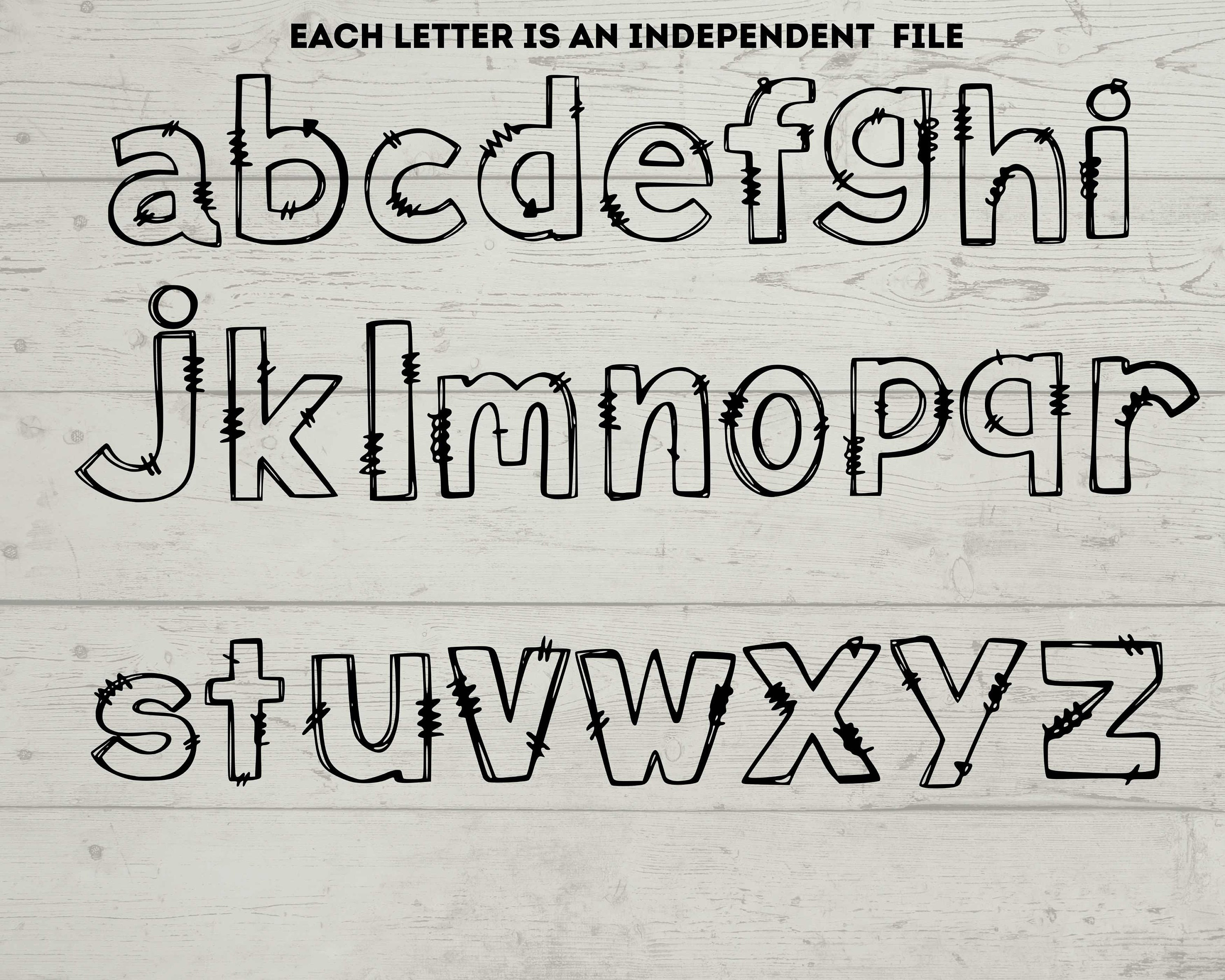 Doodle Blank Transparent Letters Font Alphabet Png Svg Doodle Alpha ...