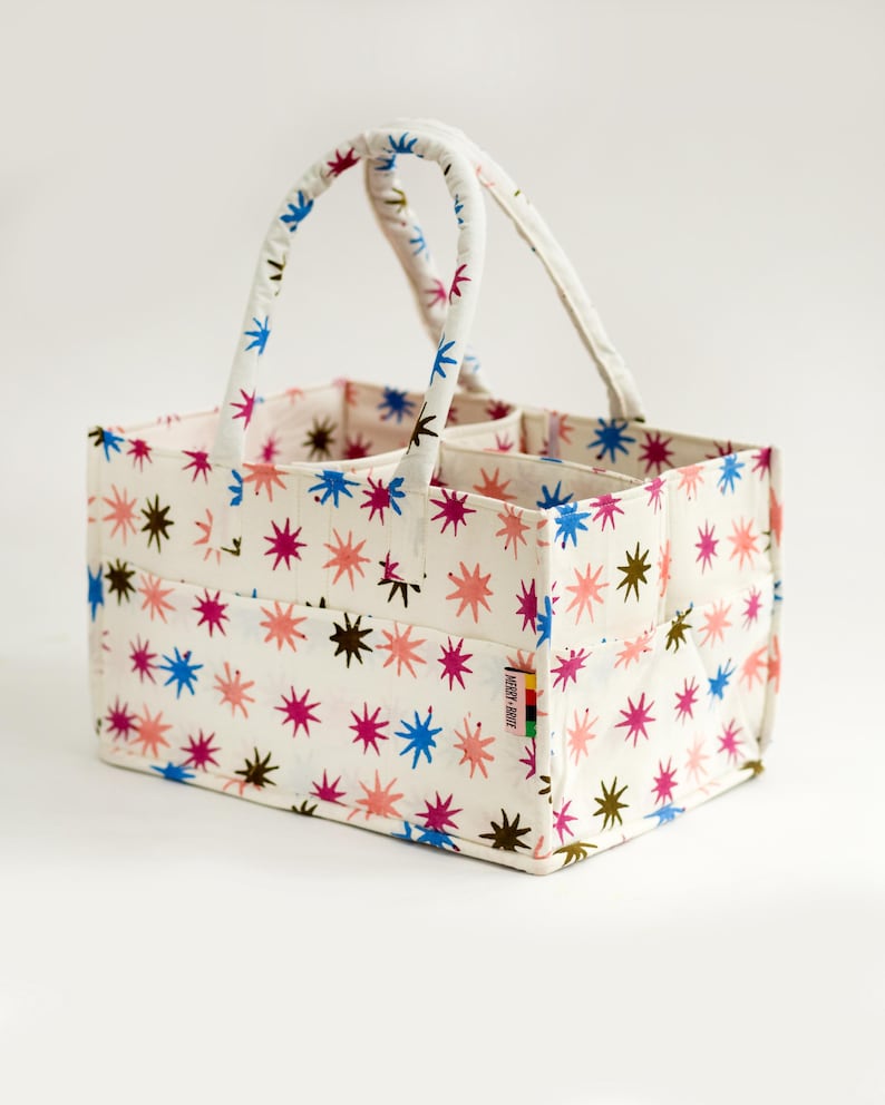 Star Print Nappy Caddy - Etsy