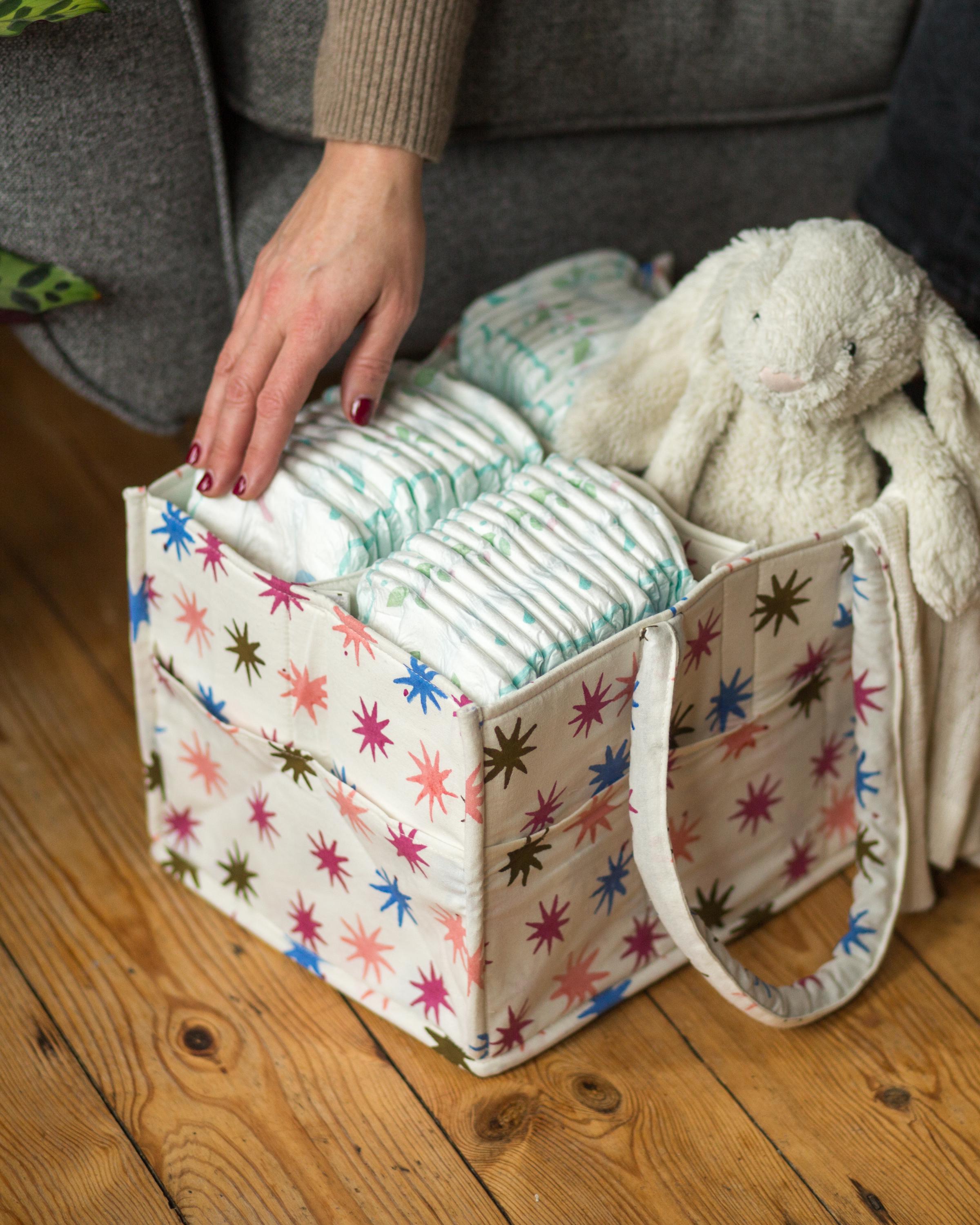 Star Print Nappy Caddy - Etsy