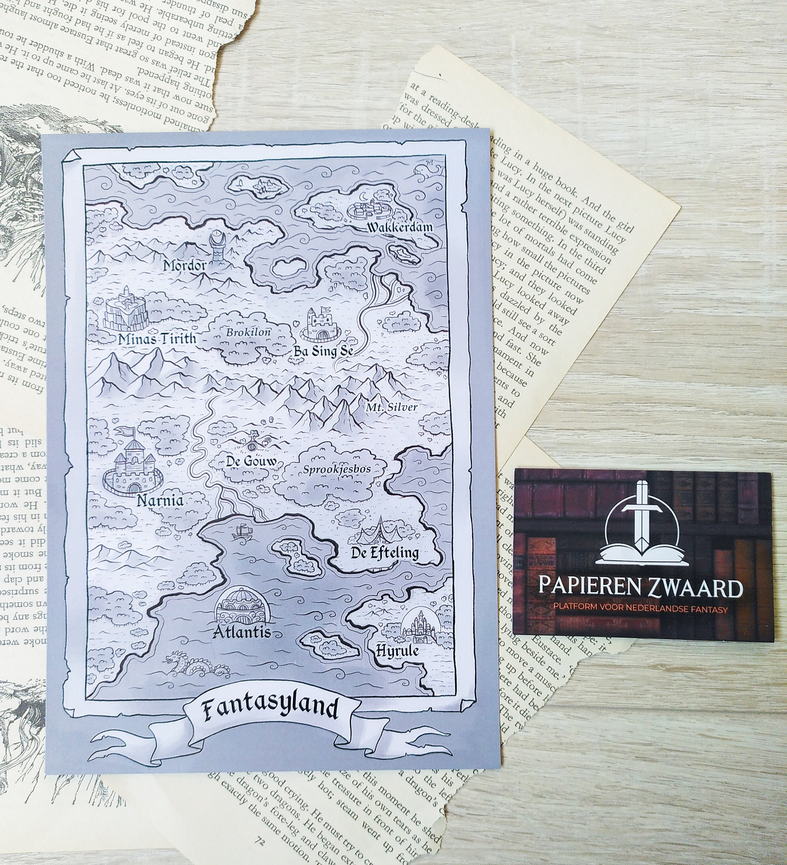 Fantasy Map Print World Map - Etsy