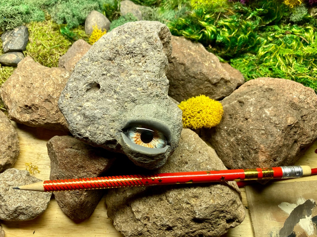 Rock CREATURE Rock Art Curio One of a Kind Magical Fantastical Gift ...