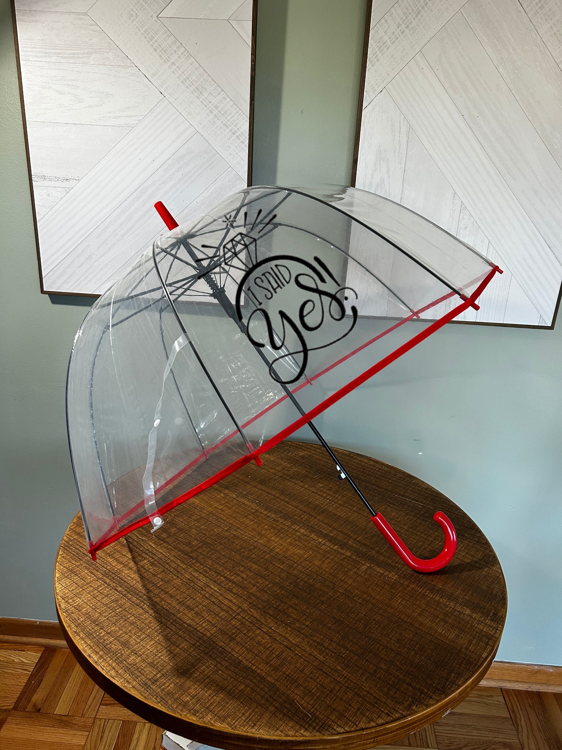 Engagement Announcement Umbrella, Proposal Umbrellas, Personalized ...