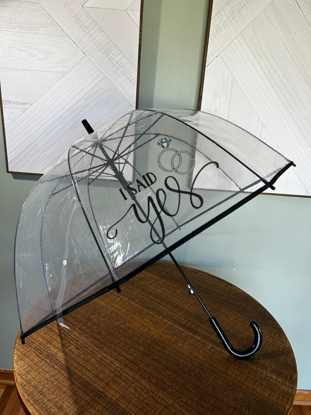 Engagement Announcement Umbrella, Proposal Umbrellas, Personalized ...